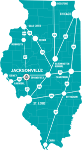 Maps & Information - Jacksonville, IL