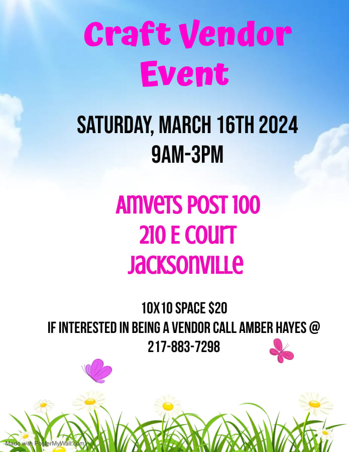 Craft Vendor Event - Jacksonville, IL