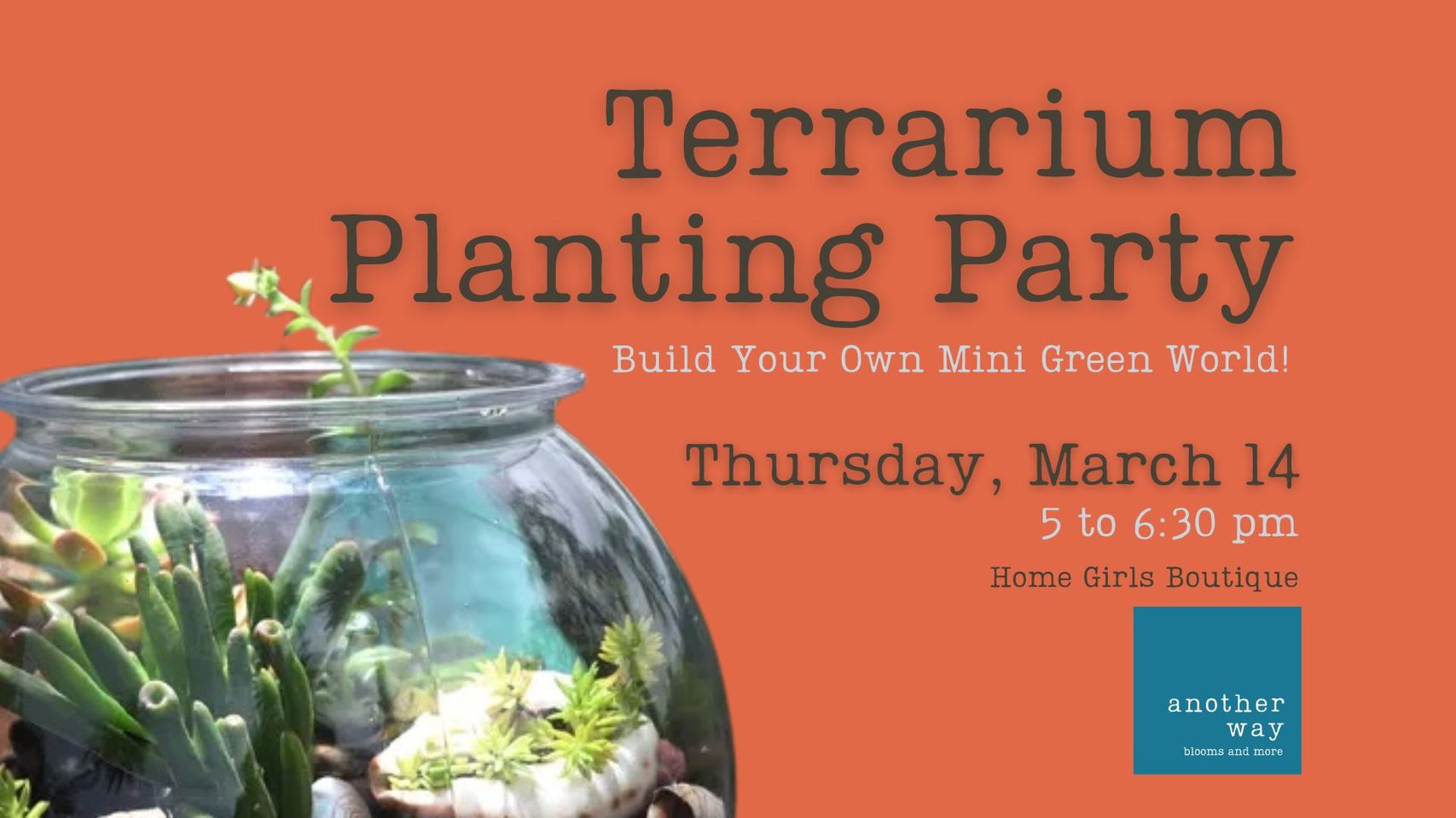 Terrarium Planting Party: Build Your Own Mini Green World ...